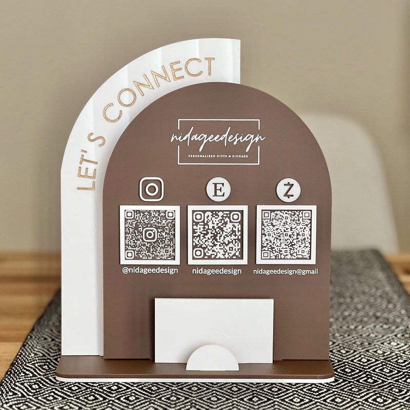 Qr Code Stand - Etsy