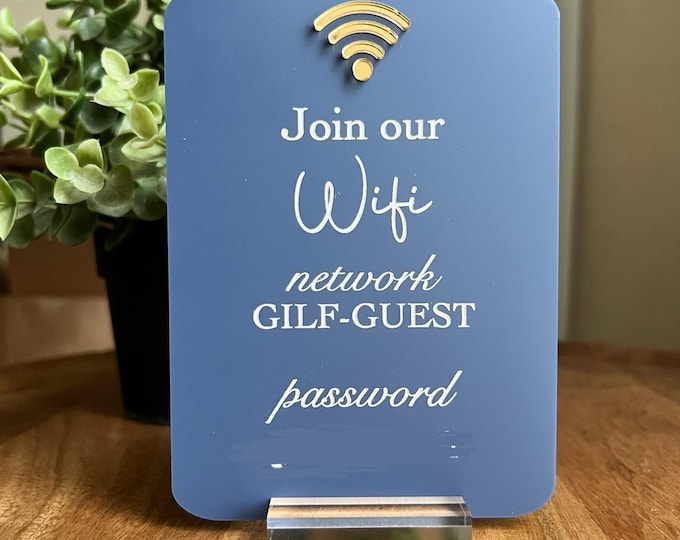 Wifi Sign Join Our Wifi Sign Network and Password Sign Business Sign ...