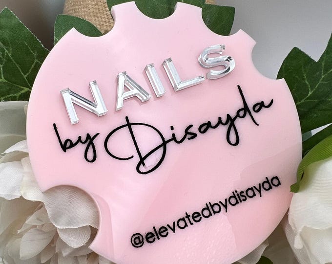 Personalised Nail Prop, Nail Advertising Tool, Nail Tech Prop, Nailfie ...