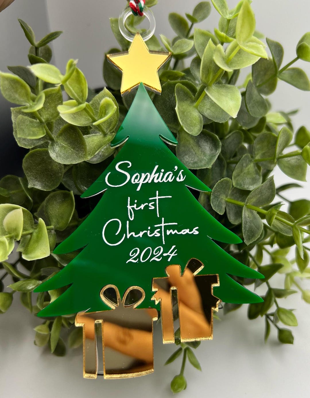 Personalized Baby Keepsake Gift Baby's First Christmas Ornament Baby ...