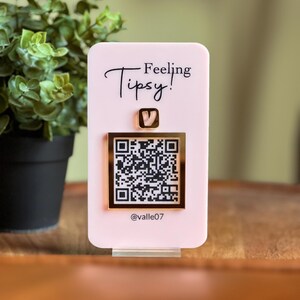 Feeling Tipsy QR Code Sign Custom Business Sign Personalized Scan to ...