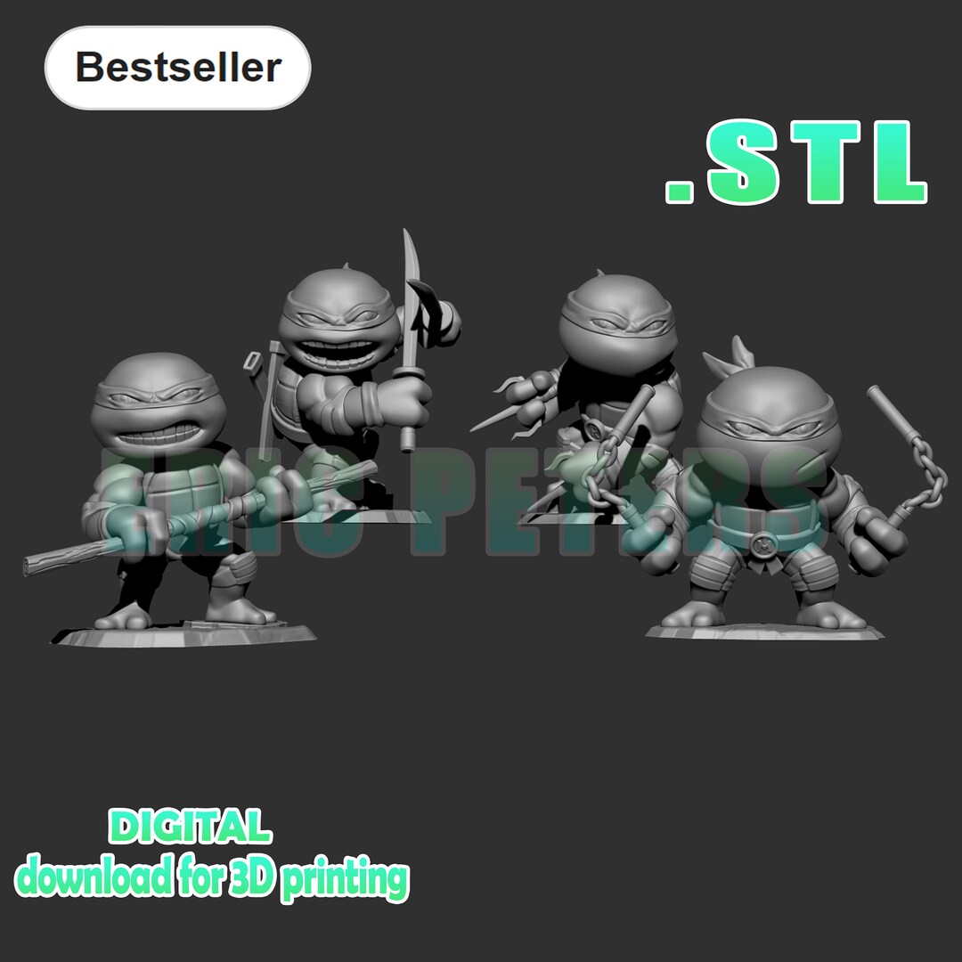 TMNT Teenage Mutant Ninja Turtles Diorama STL Files - Etsy