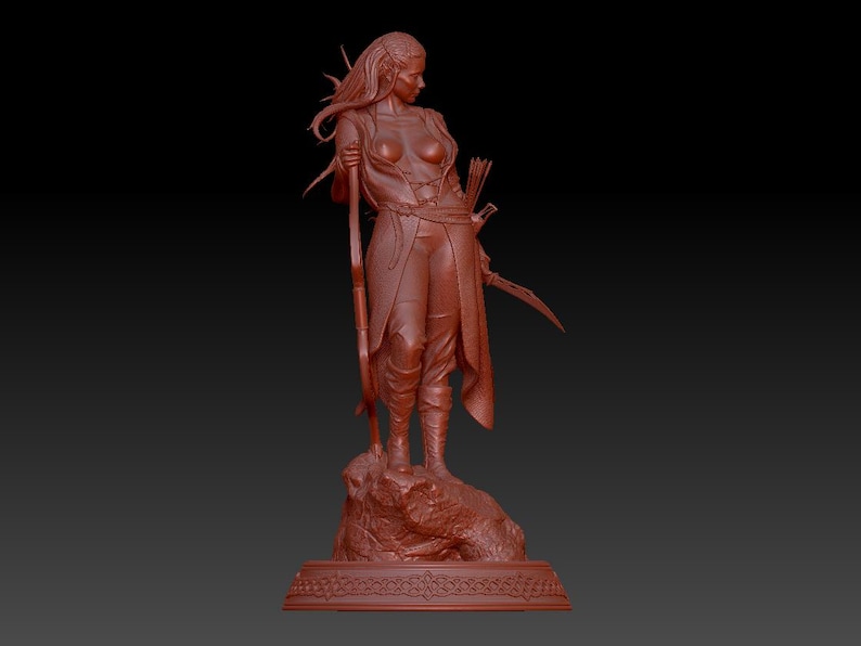 Tauriel Sexy NSFW 3D Print Model STL Files for Any Size Printing High Detail Adult Figure From ...