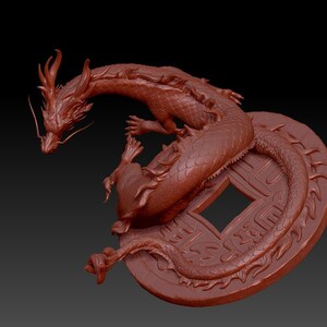 Chinese Dragon 3D Print Model STL Files for Any Size Printing High ...