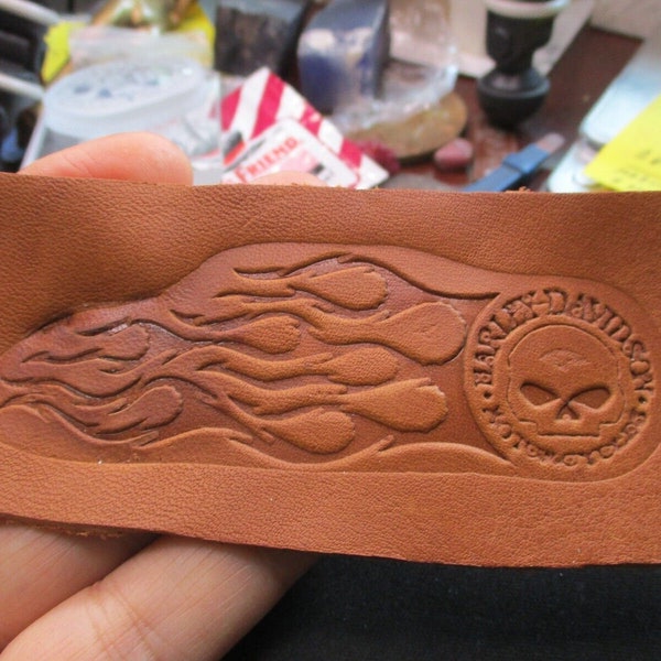 Harley Davidson Leather Stamp - Etsy