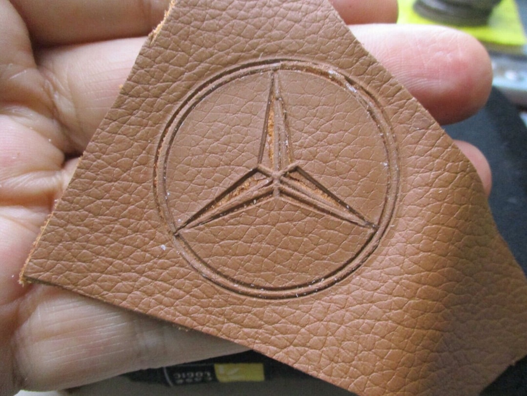 Mercedes Benz Embossing 43 Mm Diameter Aprox, Leather Emboss , Relief ...