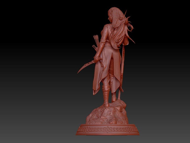 Tauriel Sexy NSFW 3D Print Model STL Files for Any Size Printing High Detail Adult Figure From ...