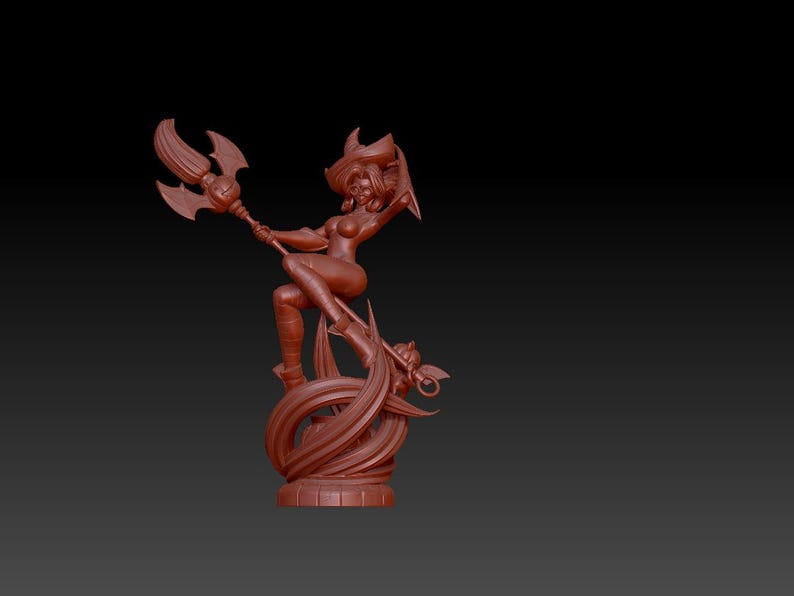Janna Sexy NSFW 3D Print Model STL Files for Any Size Printing High Detail Adult Figure , Unique ...