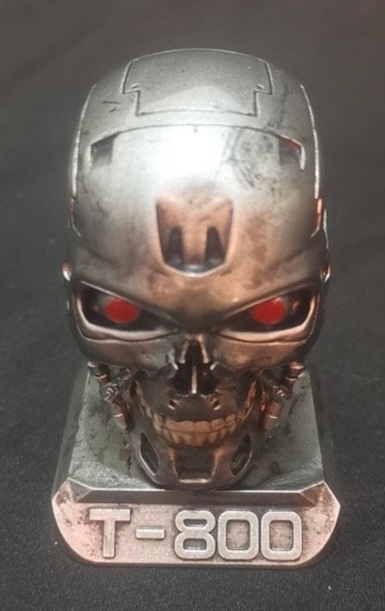 Terminator T-800 Endoskull Mini Bust - Etsy