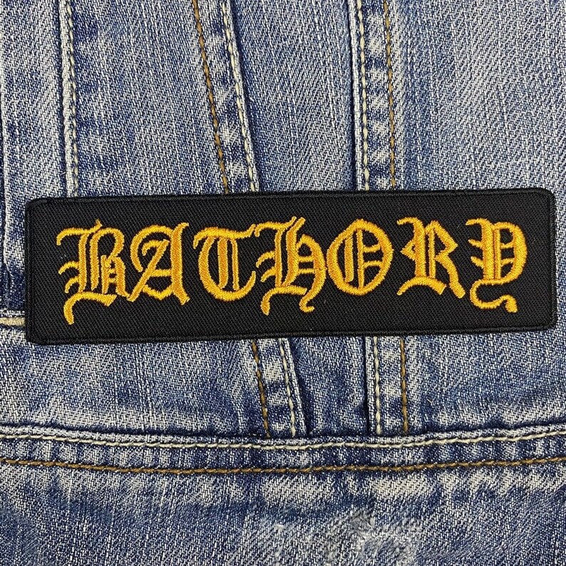 Bathory Batlord Embroidered Patch Badge Applique Iron On - Etsy