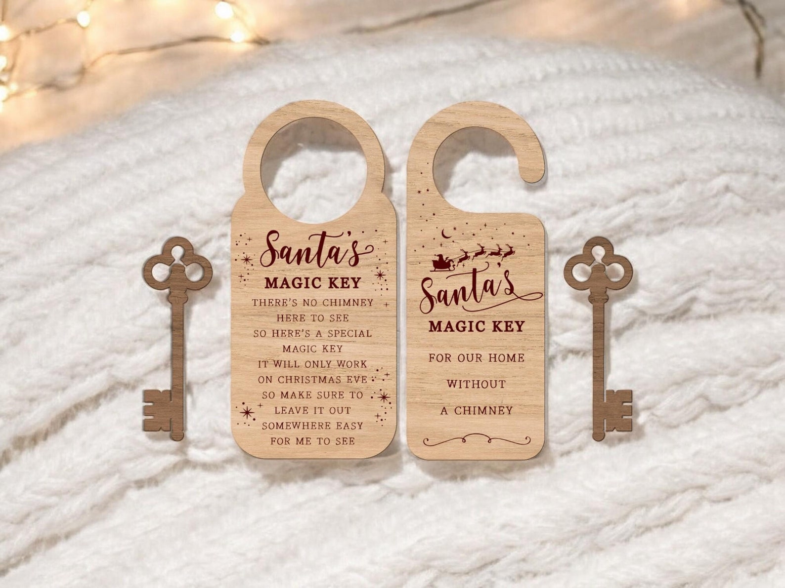 SVG Santa's Magic Key, Santa's Magic Key Tag, Laser File, Xmas SVG ...