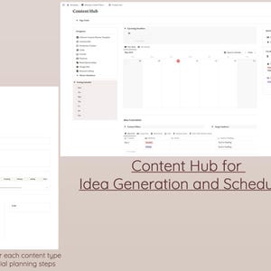 The Ultimate Notion Content Planner Template | Social Media Planner ...