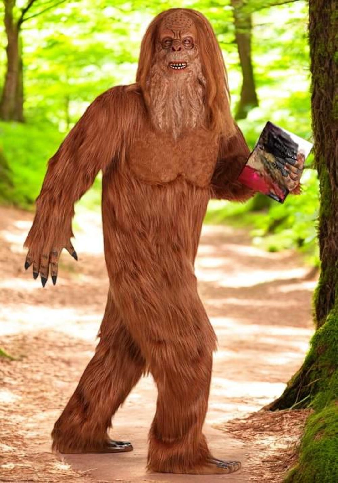 Adult Sasquatch Costume Handmade Bigfoot Outfit Furry Forest Creature ...
