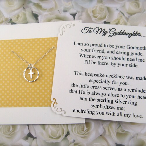 Goddaughter Baptism Gift From Godmother Gift for Goddaughters | Etsy