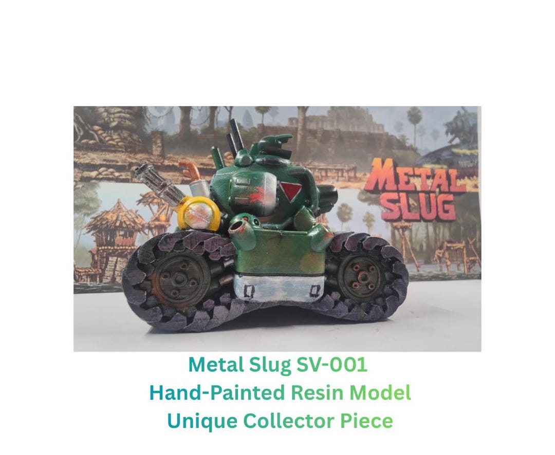 Metal Slug SV-001 Custom Hand-painted Resin Model | Weathered Finish ...