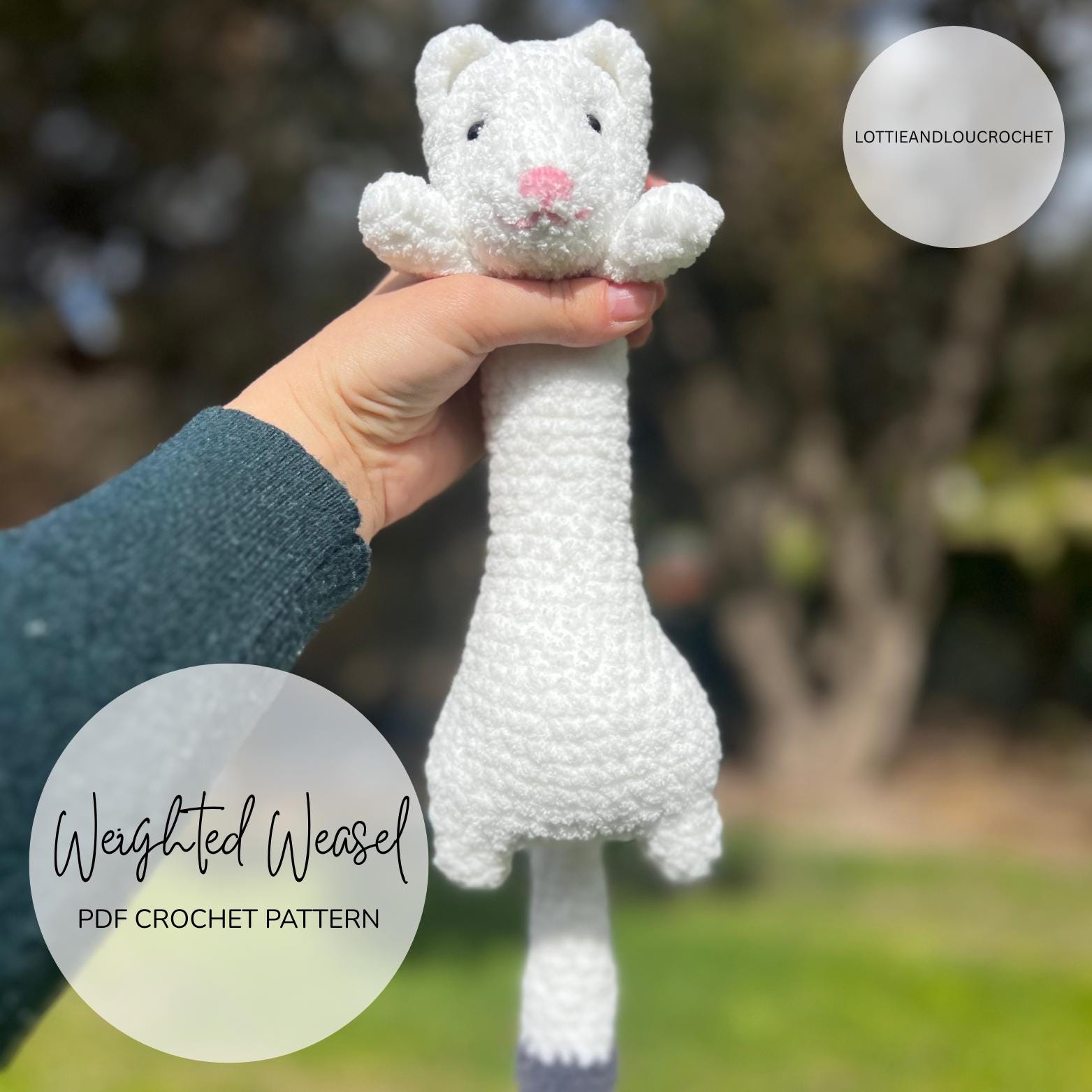 Weighted Weasel Crochet Pattern - Etsy