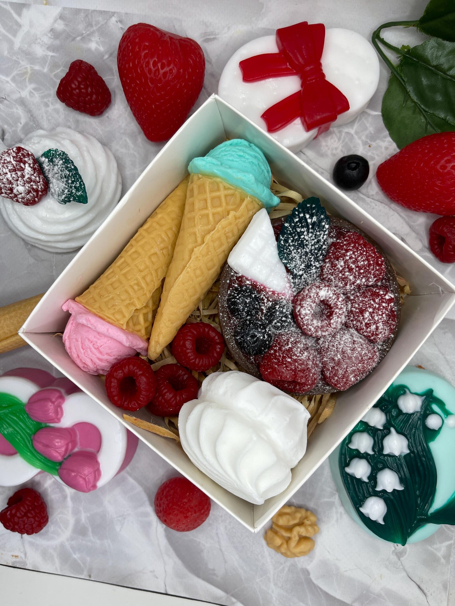 Inedible Soap, Unique Soap Gift, Birthday Gift, Realistic Food-shaped ...