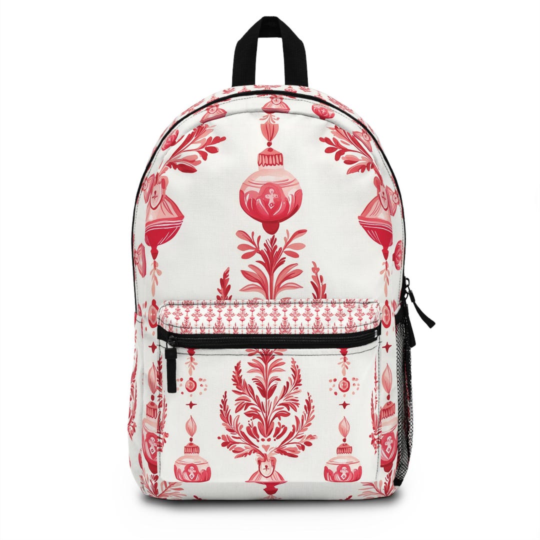 Winter Holiday Backpack Festive Custom Christmas Stocking Backpack ...