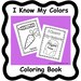 Prek "i Know My Colors" Food Coloring Book Jumbo for Toddler and ...