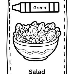 Prek "i Know My Colors" Food Coloring Book Jumbo for Toddler and ...