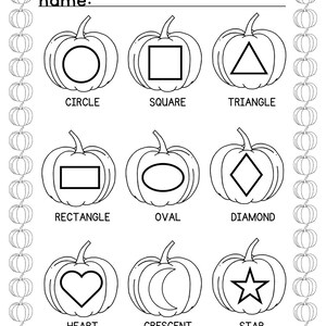 Fall Fun Autumn Preschool Pack / Math & Literacy Activity 95 NO PREP ...
