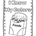 Prek "i Know My Colors" Food Coloring Book Jumbo for Toddler and ...