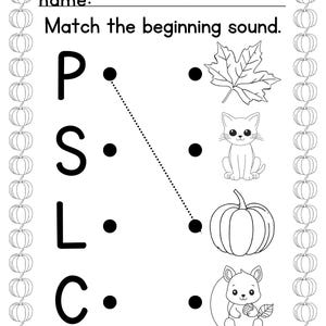Fall Fun Autumn Preschool Pack / Math & Literacy Activity 95 NO PREP ...