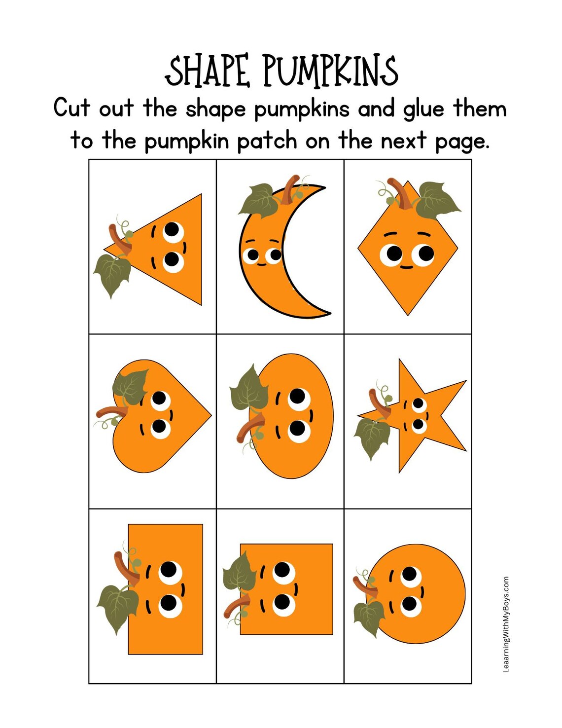 Fall Fun Pumpkin Preschool /toddler Math & Literacy Activity Pack 24 NO ...