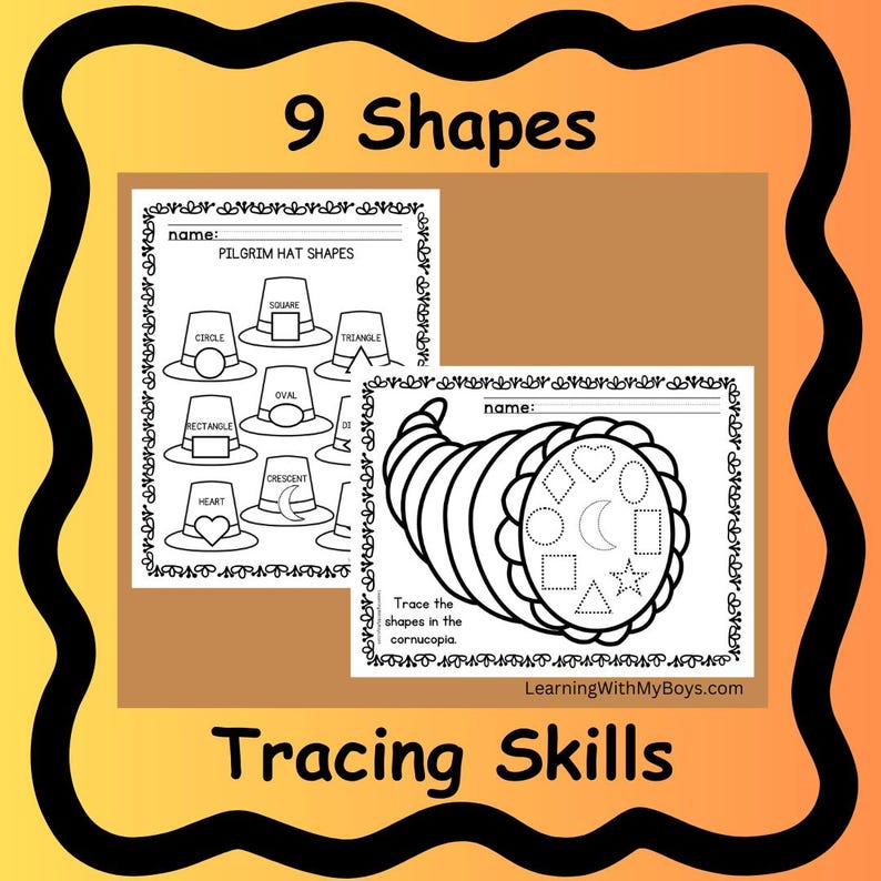 Thanksgiving Preschool Pack Family / Math & Literacy Activity 42 NO ...