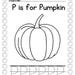 Fall Fun Pumpkin Preschool /toddler Math & Literacy Activity Pack 24 NO ...