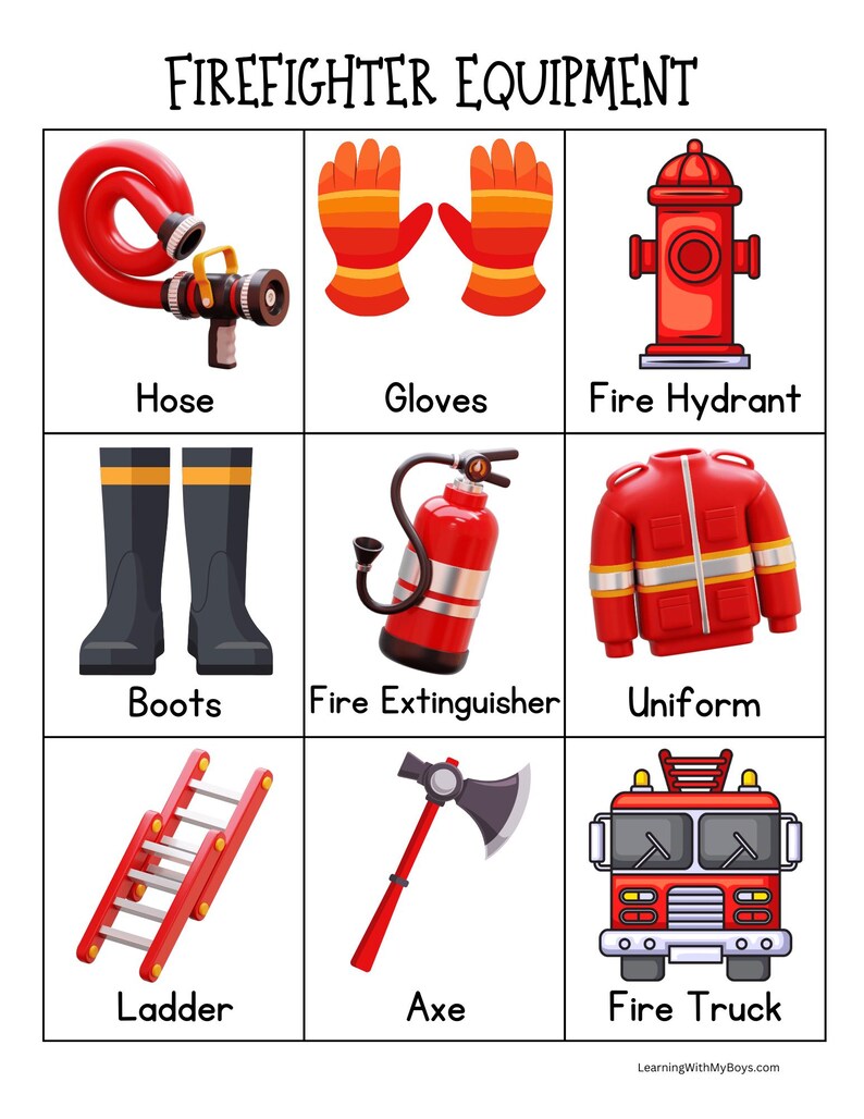 Letter F is for Fish, Firefighter, Flower Preschool Pack Digital ...