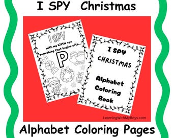 Preschool I SPY Thanksgiving Alphabet Coloring Pages Family Autumn Long ...
