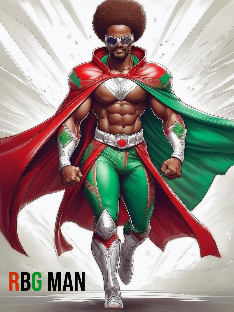 RBG Superhero - Etsy