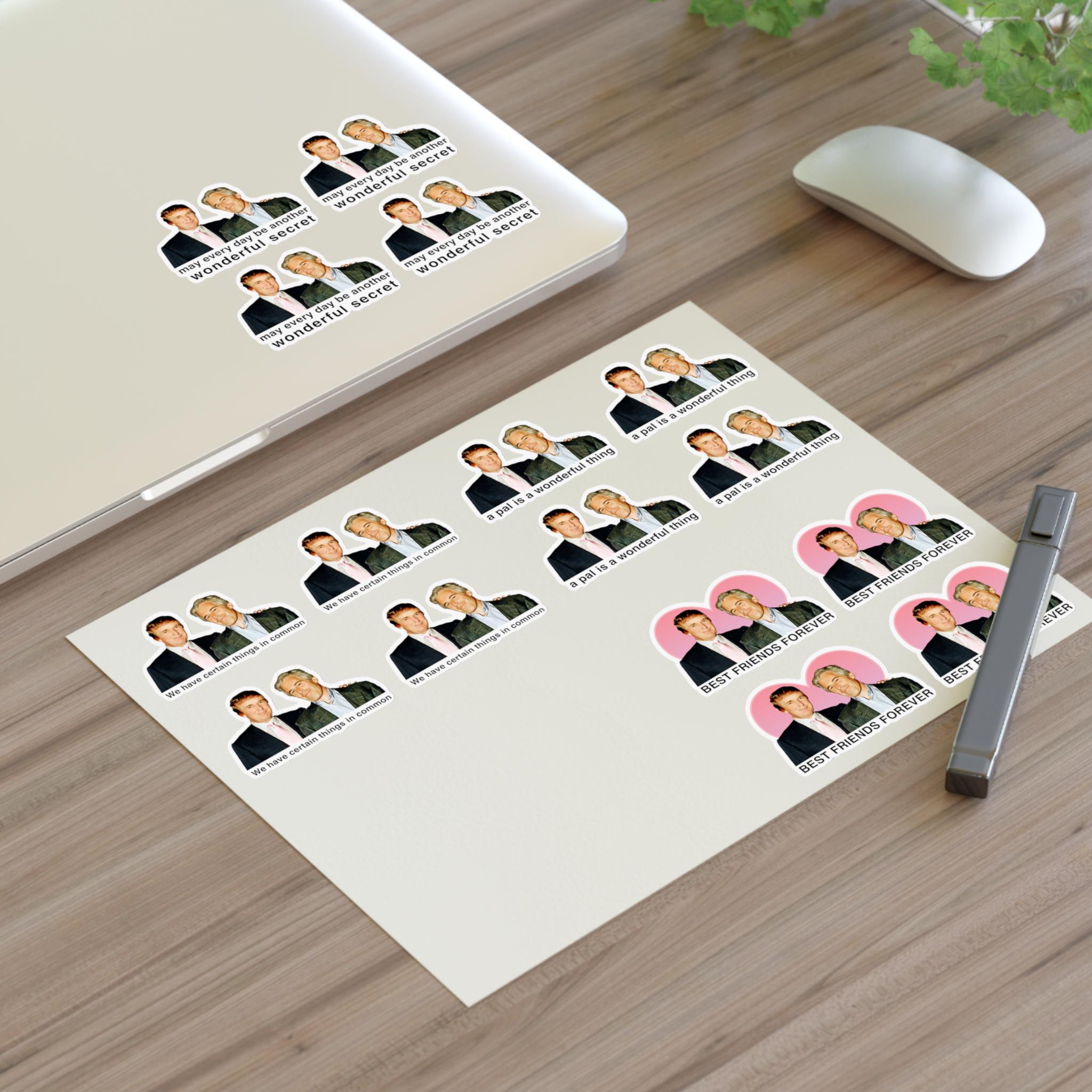 16 Trump Epstein Stickers BIRTHDAY CARD Certain Things in Common, A Pal ...