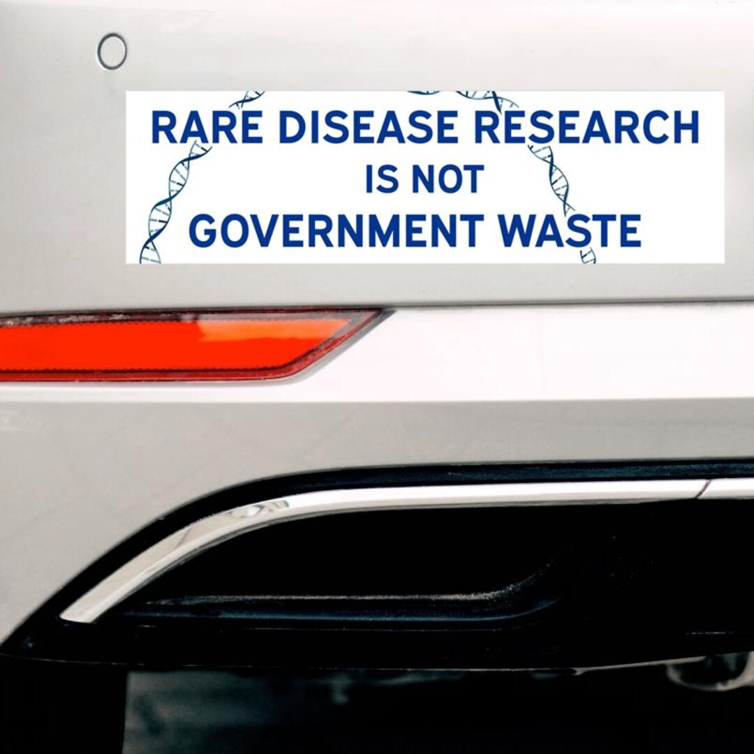 Rare Disease Research is Not Government Waste Bumper Sticker - Anti ...