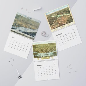Wisconsin 19th Century Panoramic Maps 2025 Wall Calendar - Historic ...