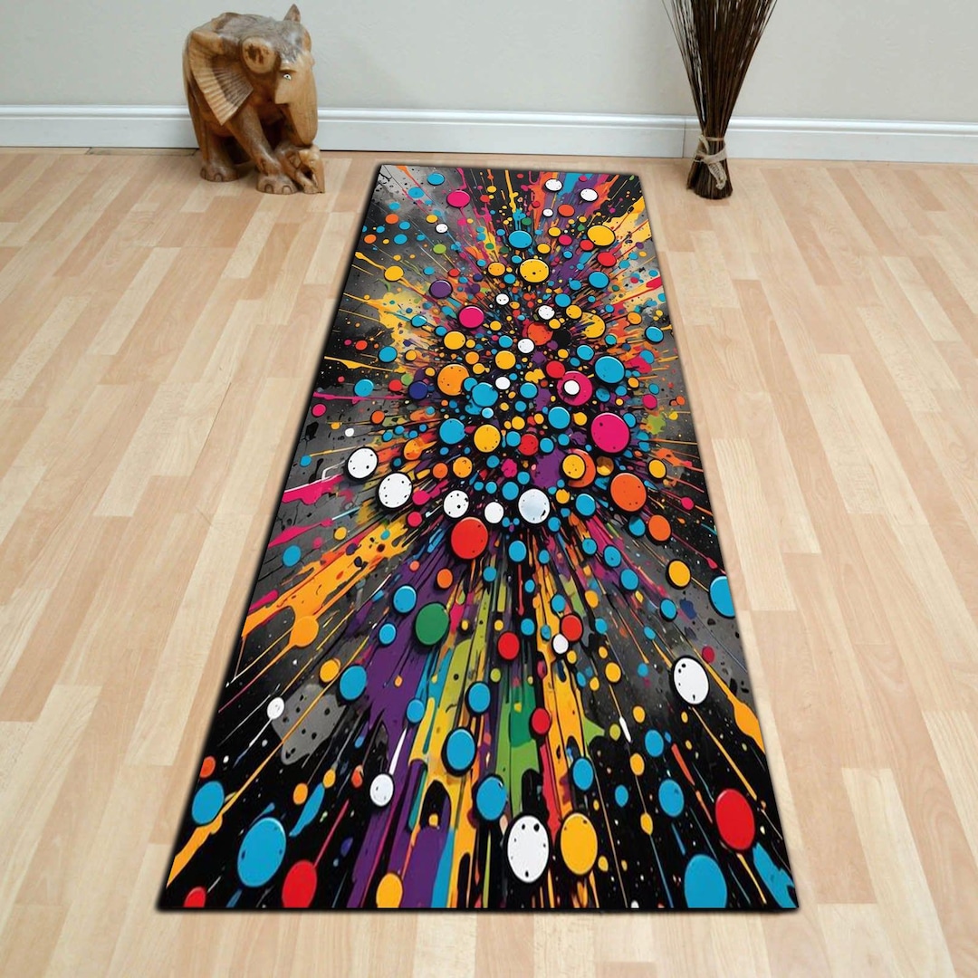 Colourful Runner, Hallway Runner, Anti-slip Runner, Home Decors Runner ...