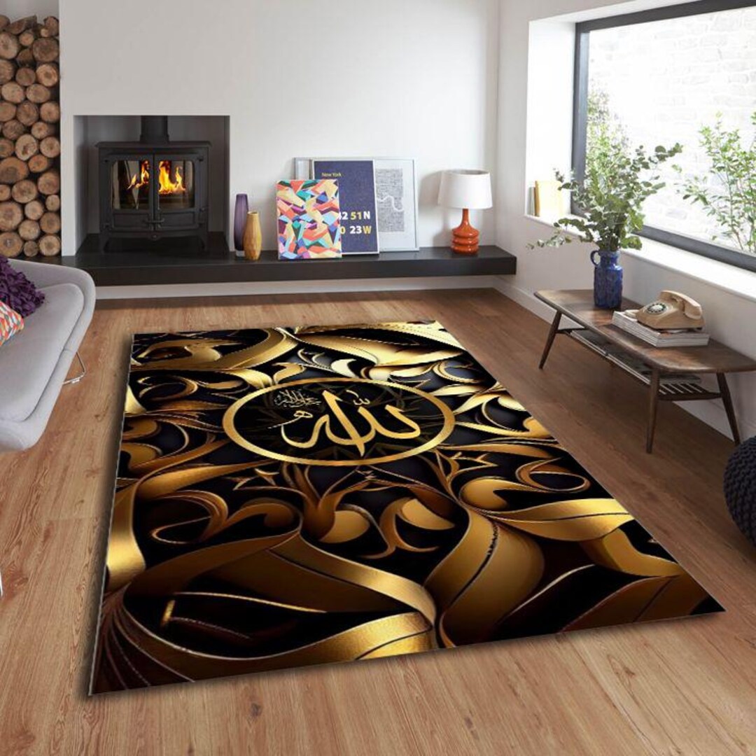Prayer Rug, İslamic Motif Rug, İslamic Rug, Popular Runner, Gift Rug ...