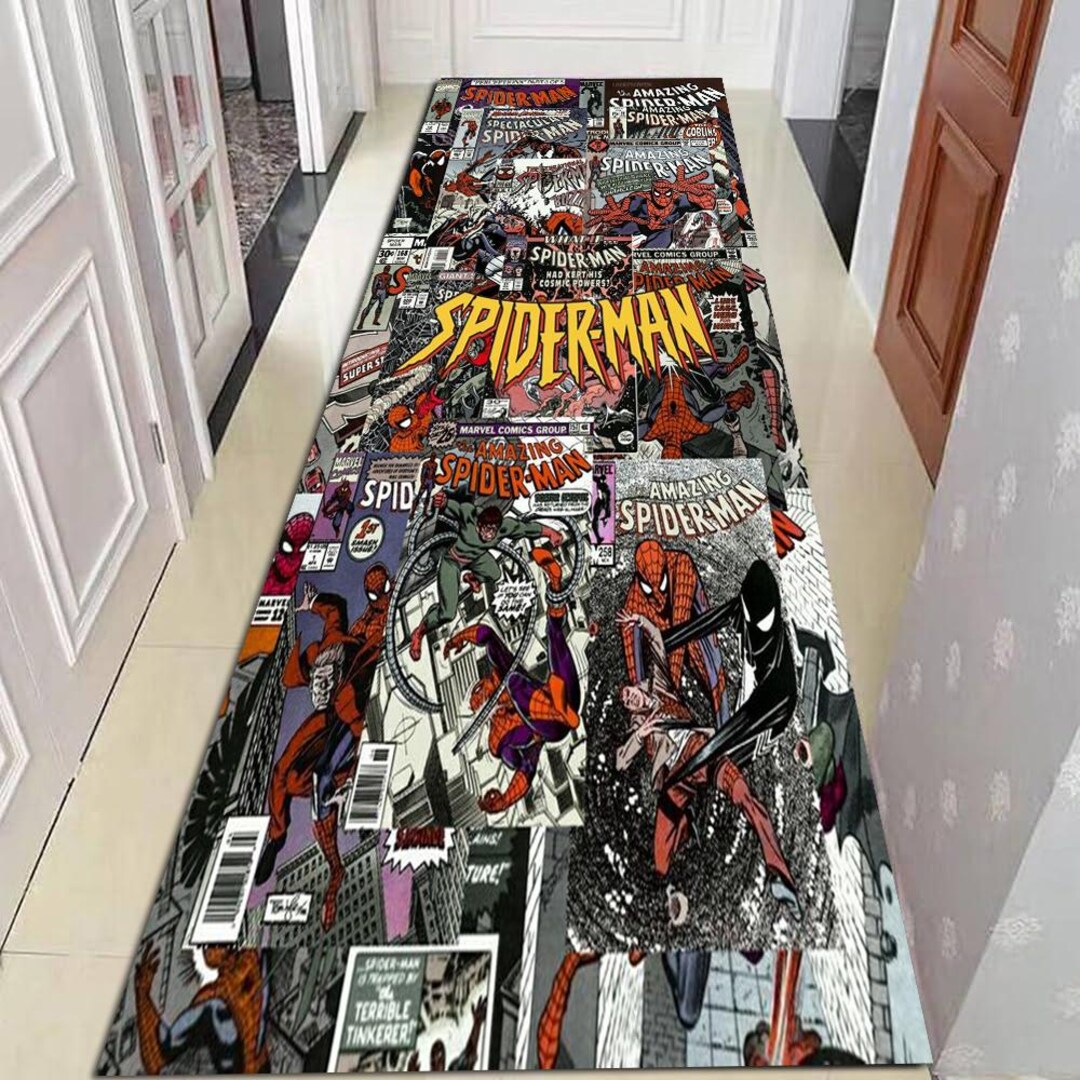 Spiderman Runner, Kid Room Runner, Home Decors Runner, Aesthetic Runner ...