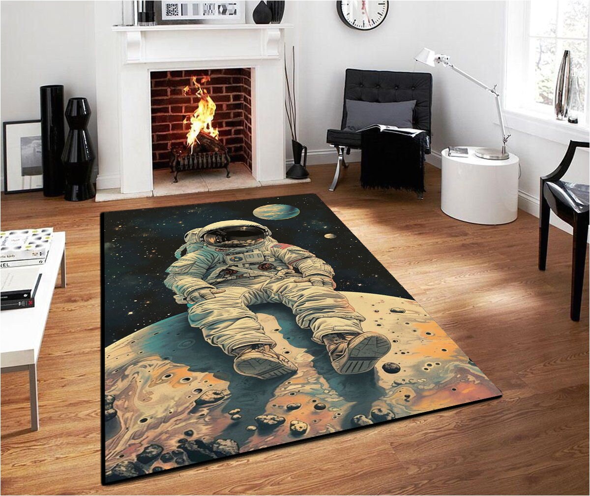 Astronaut Rug, Space Rug, Science Rug, Popular Runner, Gifts Rug ...