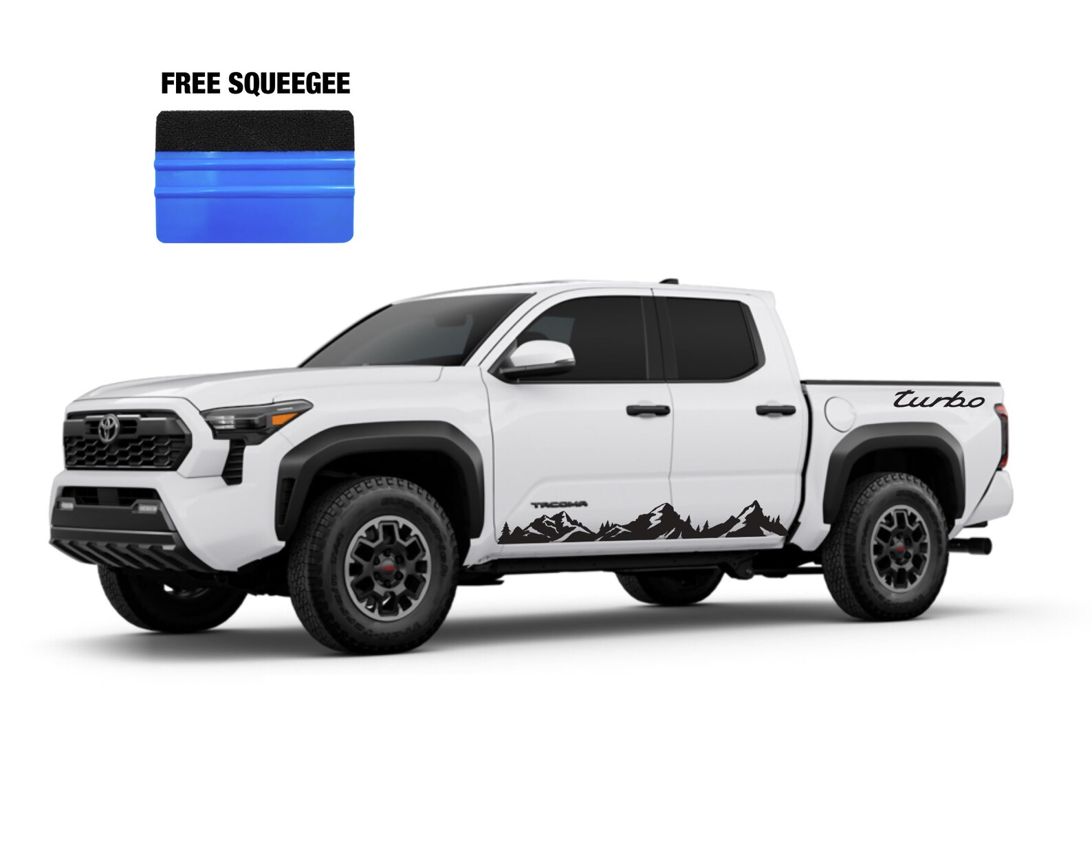 Set (2x) 2024 + Toyota Tacoma Stripe Decal Tacoma Side Graphics Decal ...