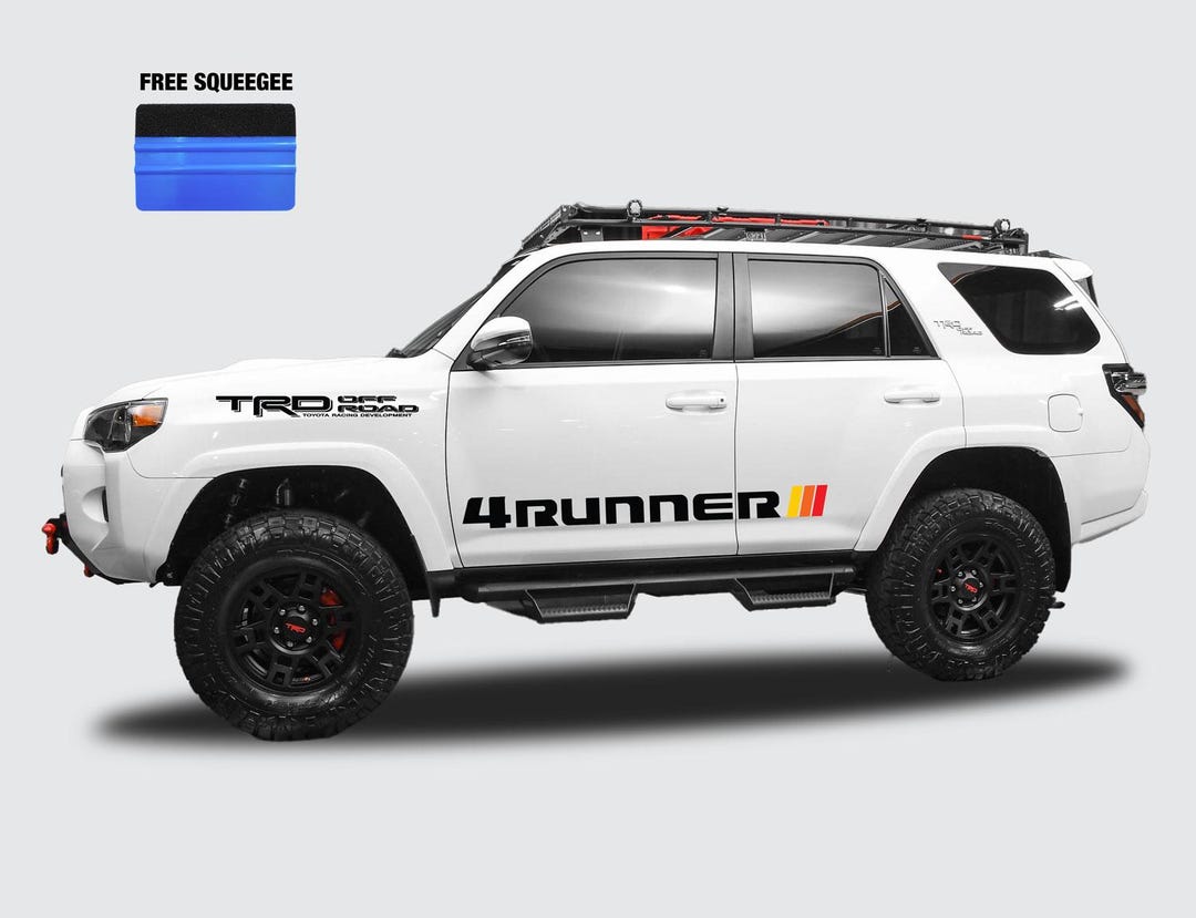 Set (2x) Toyota 4runner 2010-2024 TRD Offroad Decal 4runner Retro TRD ...