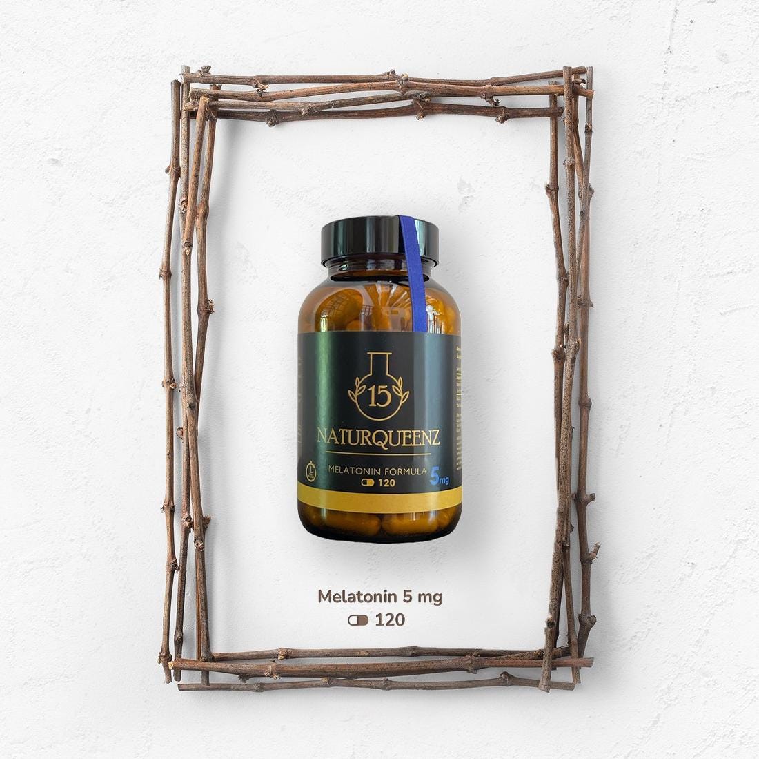 Melatonin 5 Mg 120 Capsules – 99% Pure Natural Sleep Aid With Vitamin ...