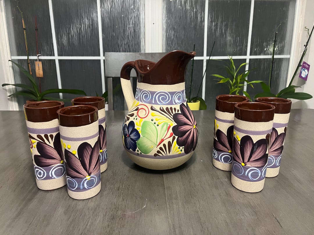 Mexican Jug barro Artesanal - Etsy