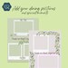 Printable Family Recipe Book - Olive - Etsy