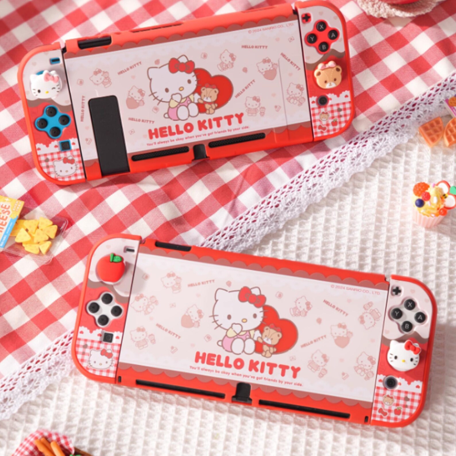 Cute Kawaii Cartoon Switch Protective Cover, Cute Switch Joy-con ...