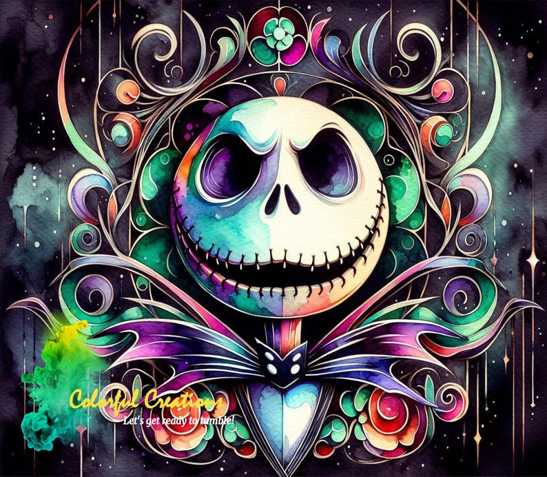 JACK SKELLINGTON Bundle Tumbler Wrap - Etsy