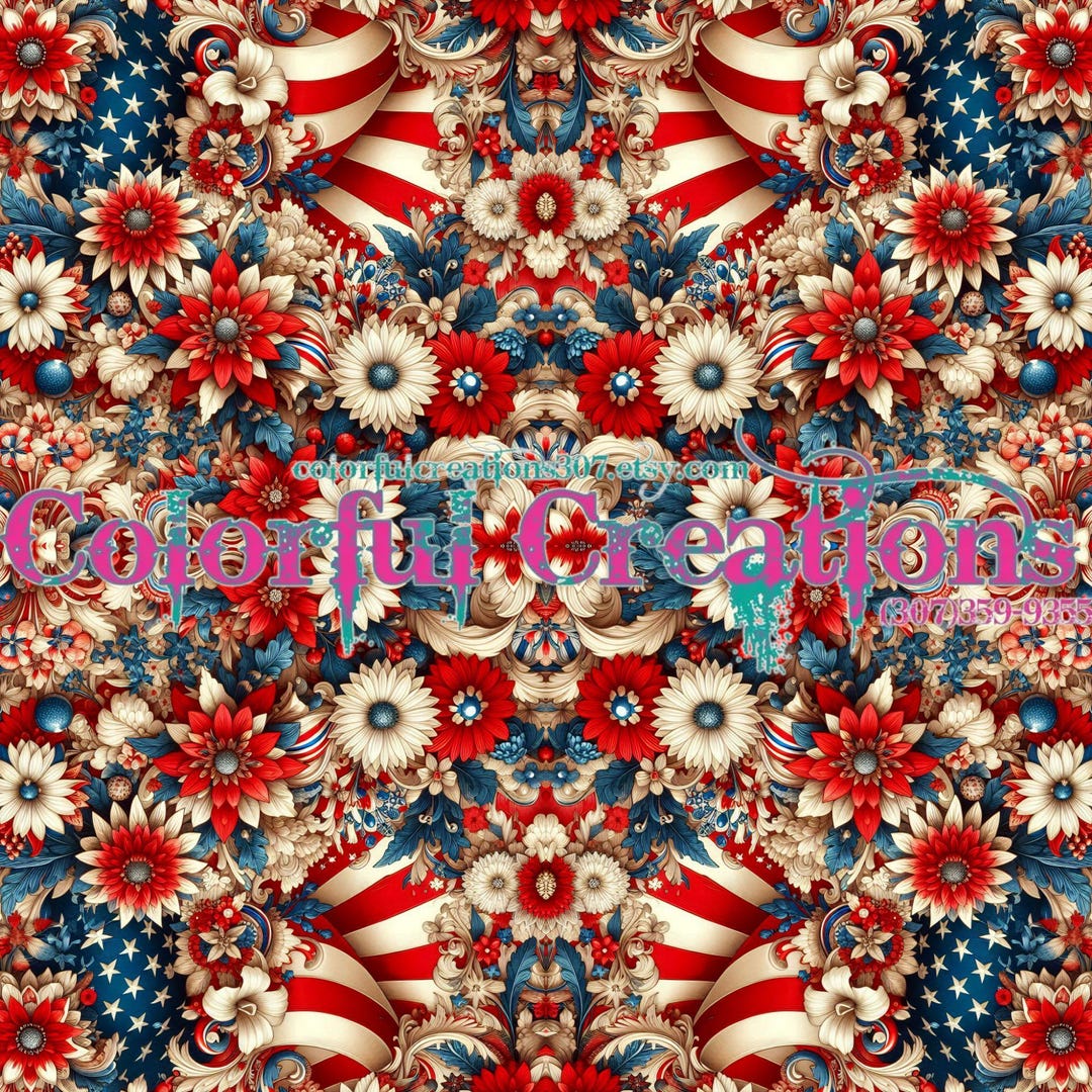 AMERICAN FLAG PATTERN Vinyl - Etsy
