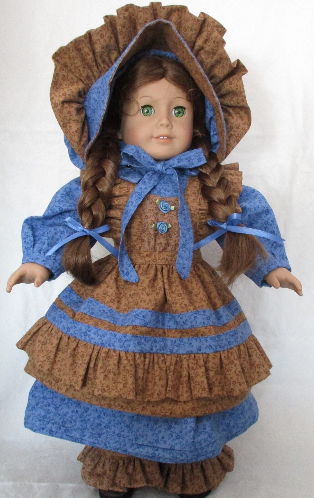 Lovely Prairie Outfit, 5 Piece Set, MHD Doll Clothes Patterns - Etsy