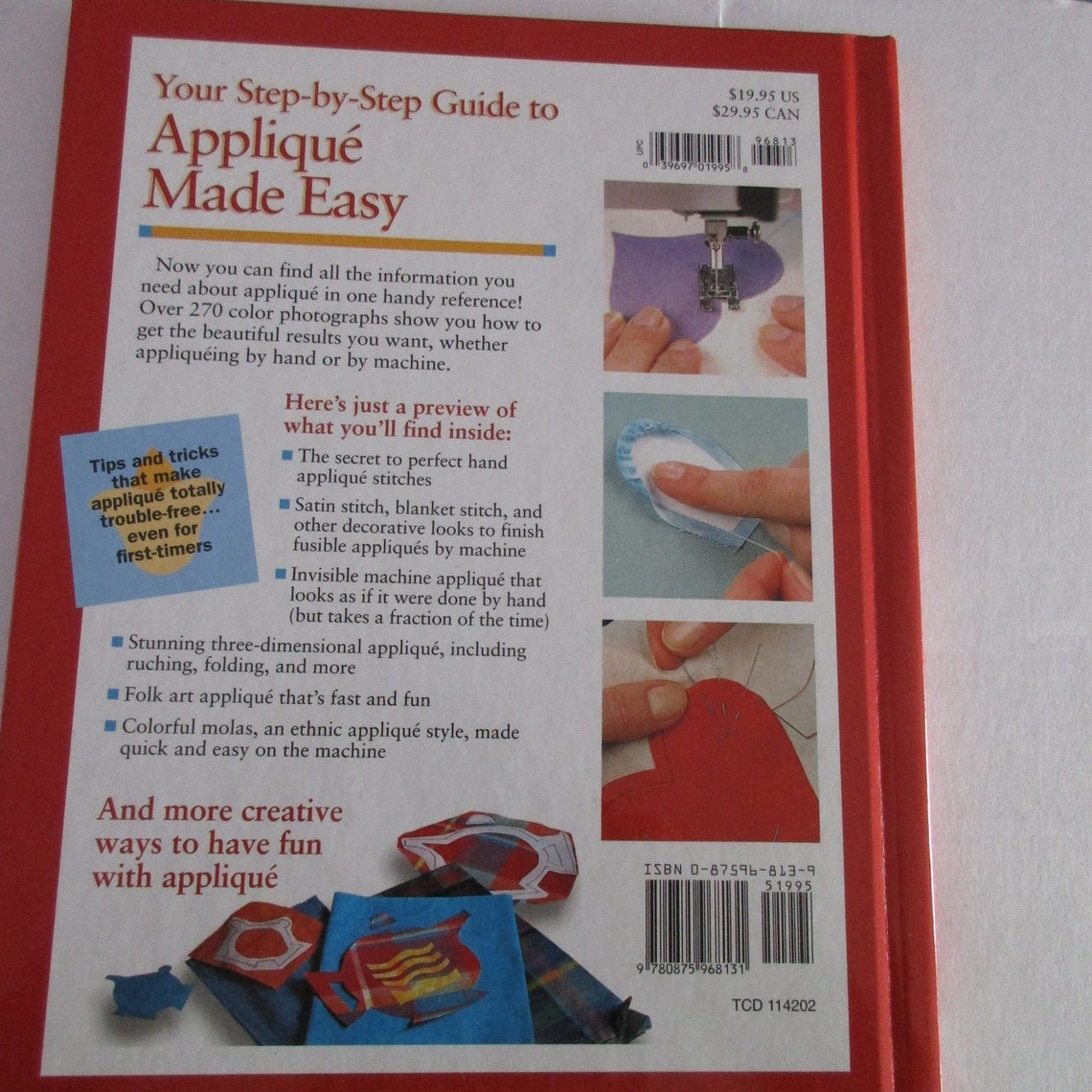 Applique Made Easy, Rodale Press. Inc.1998 - Etsy